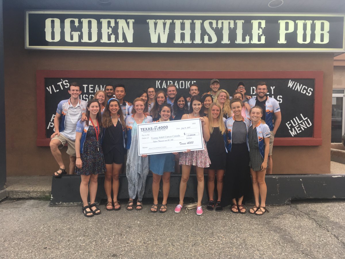 Thank you, Texas 4000! - Young Adult Cancer Canada