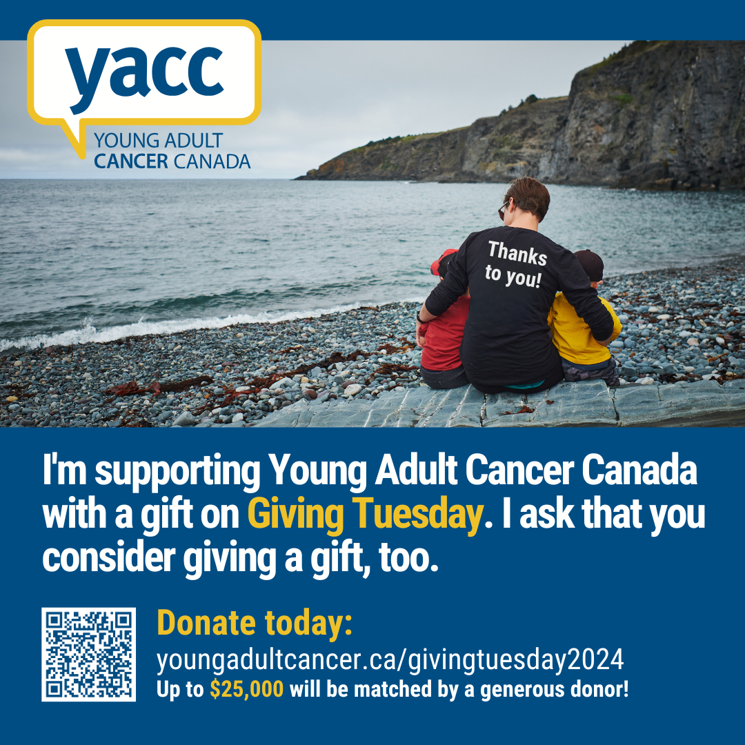 Giving Tuesday 2024 media kit – Young Adult Cancer Canada